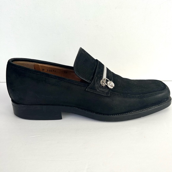 Carlo Morandi | Shoes | Carlo Morandi Black Suede Slip On Zipper ...